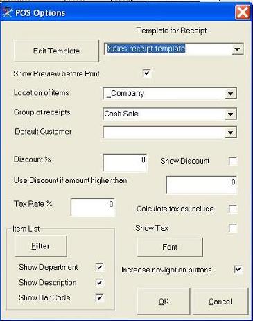 Inventory software - Point of sale options